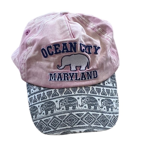 CTX | Accessories | Ocean City Maryland Hat Cap With Elephant Velcro ...